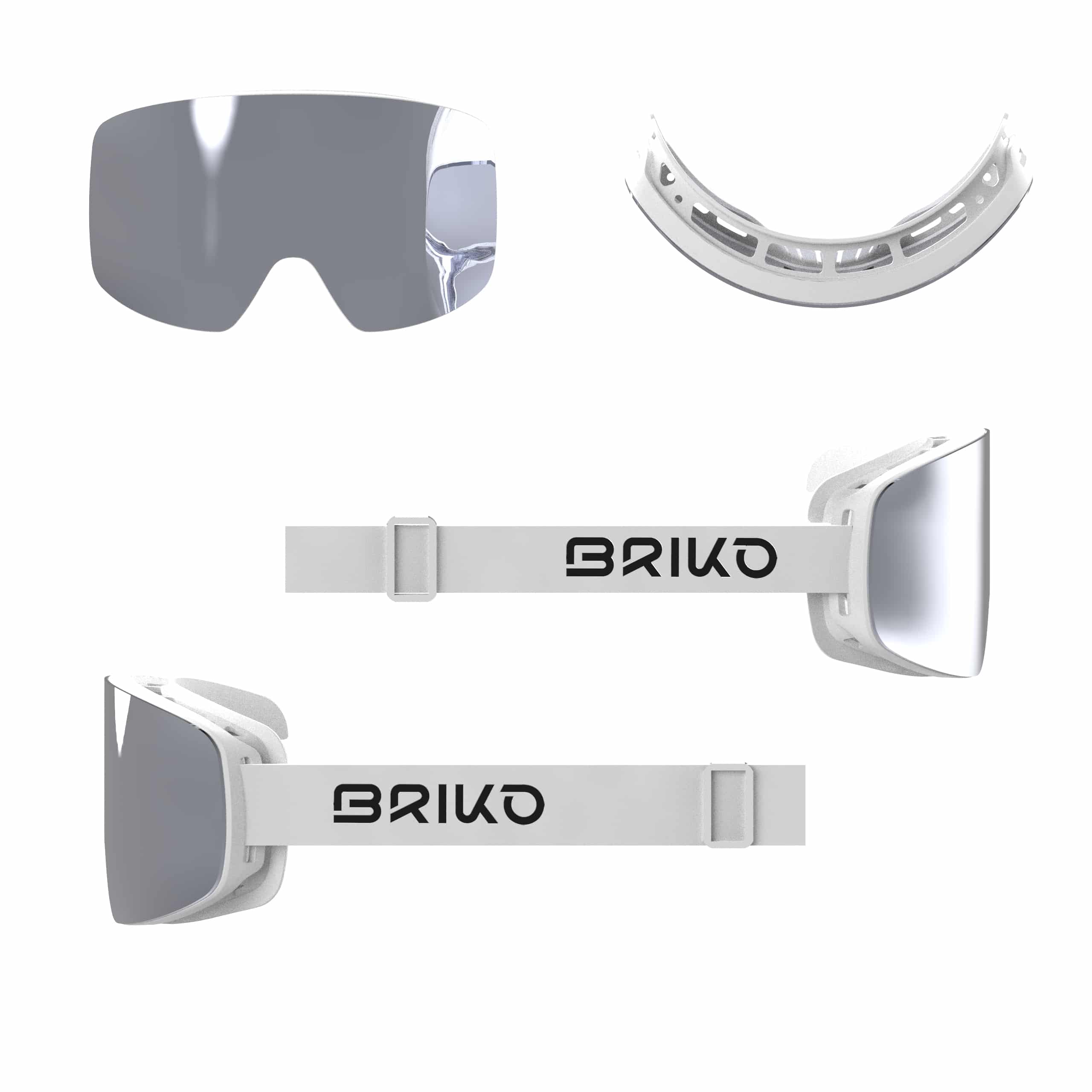 Briko Borealis Magnetic Skigoggles Med 2 Linser Og Magnetskift
